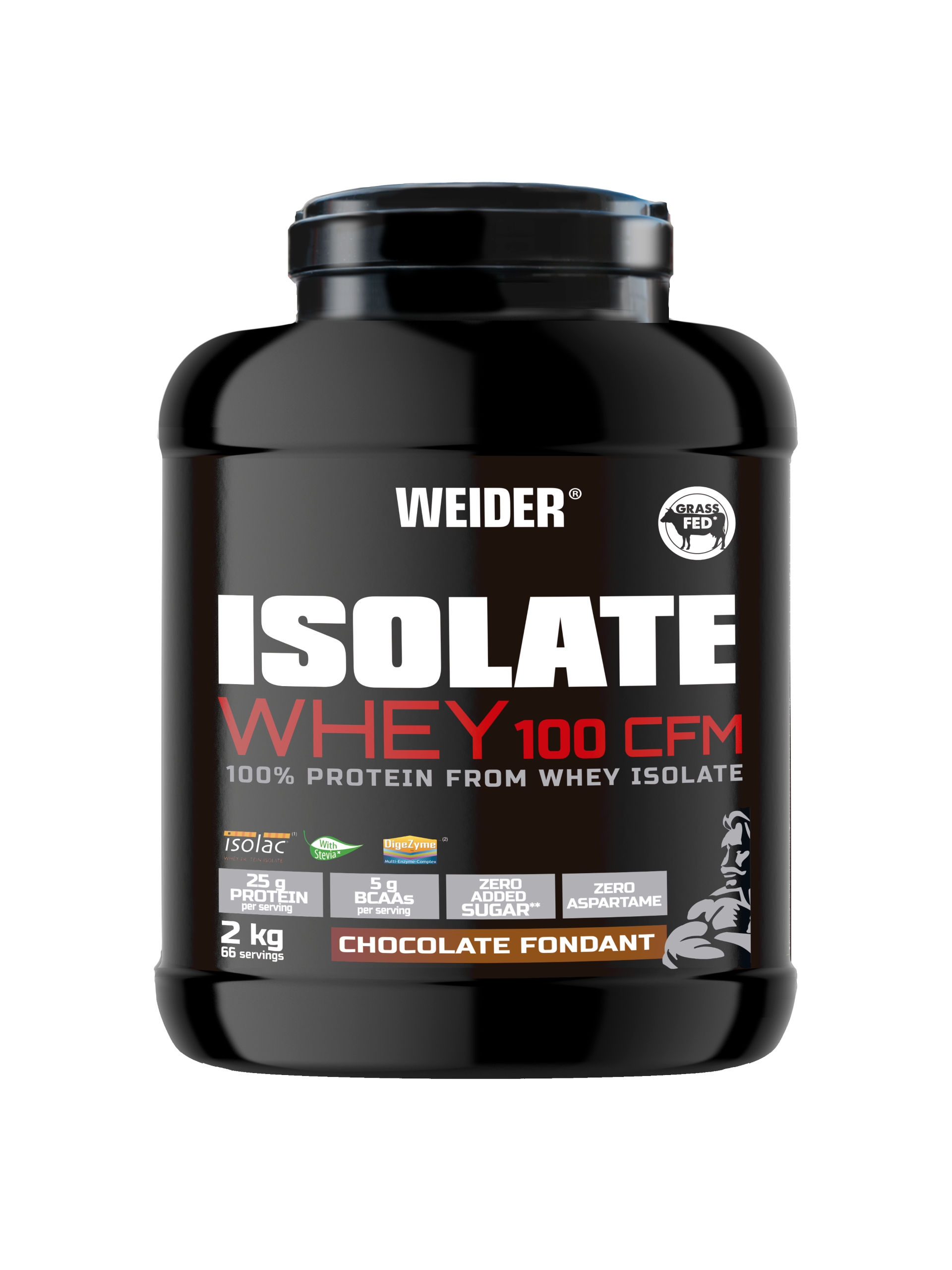 Isolate Whey 100 CFM Weider | Proteína 90%, Isolac® Grass-Fed Premium – BODYMANIA