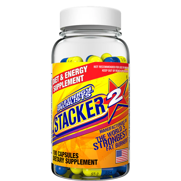 Stacker 2 100 Caps | Quemador de grasa, energía, dieta sin efedra ...